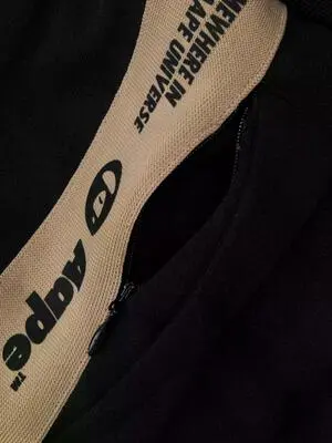 AAPE BY *A BATHING APE Moonface Logo-tape Track Pants