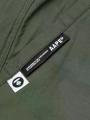 AAPE BY *A BATHING APE Moonface Camouflage Cargo Shorts - Black