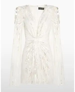Jenny Packham Sequin-embellished Mini Dress