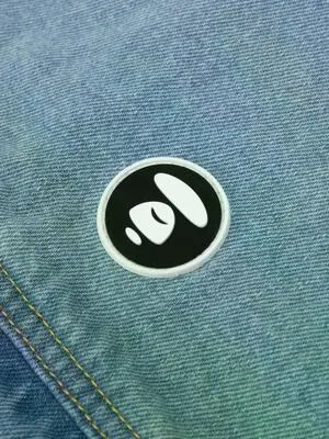 AAPE BY *A BATHING APE Moonface Embroidered Denim Jacket