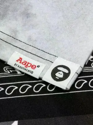 AAPE BY *A BATHING APE Moonface Bandana-print T-shirt