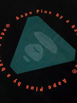 AAPE BY *A BATHING APE Moonface Graphic-print T-shirt