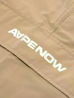 AAPE BY *A BATHING APE Logo-detail Cargo Pants - Neutrals