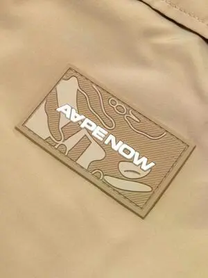 AAPE BY *A BATHING APE Logo-detail Cargo Pants - Neutrals