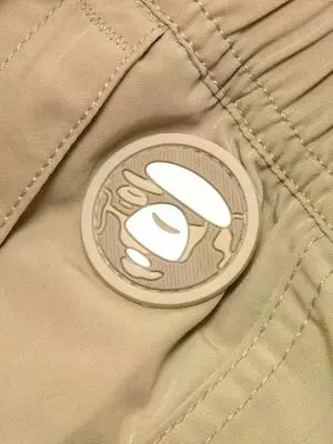 AAPE BY *A BATHING APE Logo-detail Cargo Pants - Neutrals