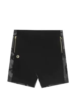 AAPE BY *A BATHING APE Camo-print Shorts - Black