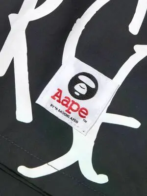 AAPE BY *A BATHING APE Moonface Graphic-print Boxers