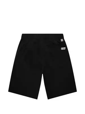 AAPE BY *A BATHING APE Moonface Logo Shorts - Black