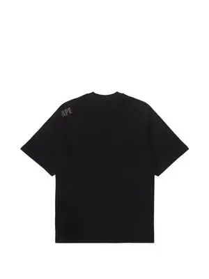 AAPE BY *A BATHING APE Moonface Embroidered-logo Cotton T-shirt