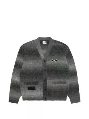 AAPE BY *A BATHING APE Moonface Button-down Cardigan - Grey