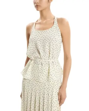 Theory Belted Halter Neck Top