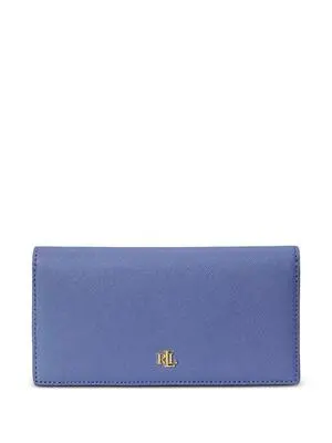 Ralph Lauren Logo-plaque Leather Wallet - Blue