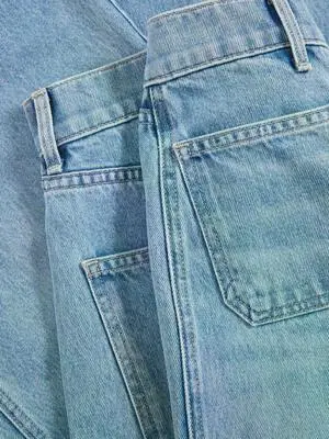 Veronica Beard Taylor Cropped Wide-leg Jeans - Blue