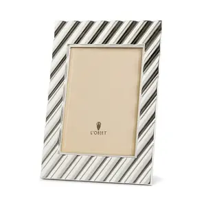 L'Objet Maxime Frame Platinum, 5 X 7 - No Color