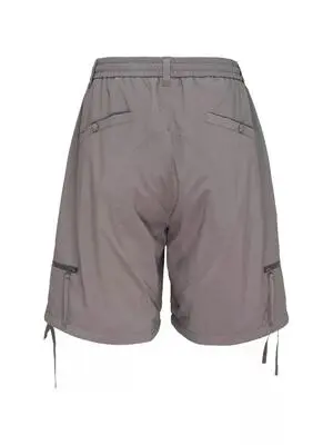 WOOYOUNGMI Zipper Detail Drawstring Hem Shorts