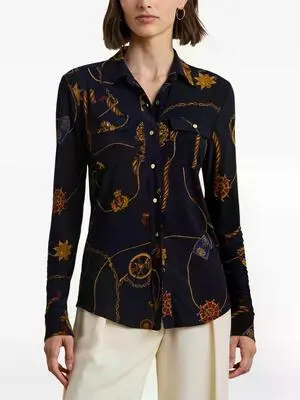 Ralph Lauren Chain-print Button-up Shirt