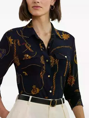 Ralph Lauren Chain-print Button-up Shirt