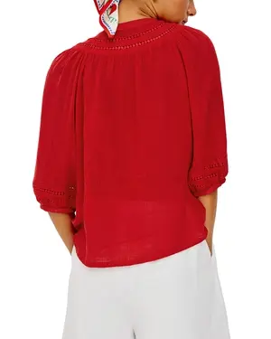 Rails Giadzy X Theia Top - Tomato
