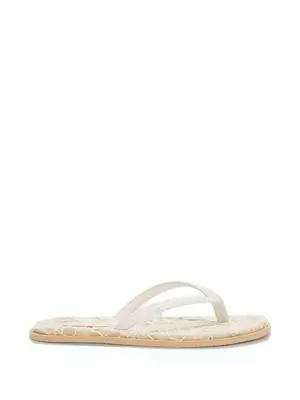 Ermanno Scervino Laced Flip Flops - White