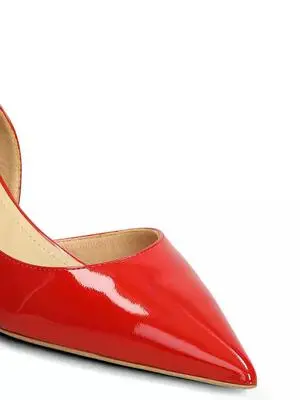 FRATELLI RUSSO Patent-leather Slingback Pumps - Red