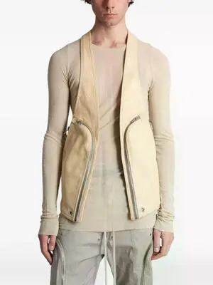 Rick Owens Bauhaus Zip-detail Gilet