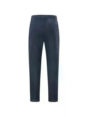 04651 HANDELSGESELLSCHAFT MBH & CO. KG Pleated Linen Trousers
