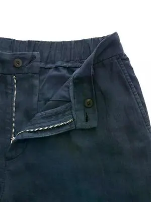04651 HANDELSGESELLSCHAFT MBH & CO. KG Pleated Linen Trousers