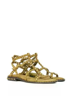 Ash Stud-embellished Flat Sandals - Neutrals