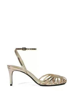 Schutz Liana Metallic Sandals