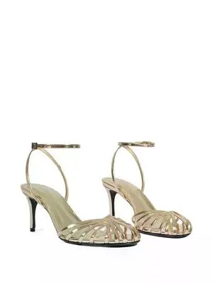 Schutz Liana Metallic Sandals