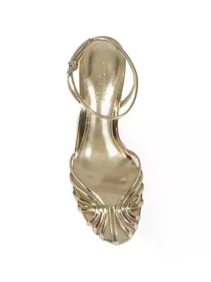 Schutz Liana Metallic Sandals
