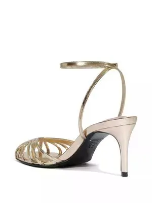 Schutz Liana Metallic Sandals