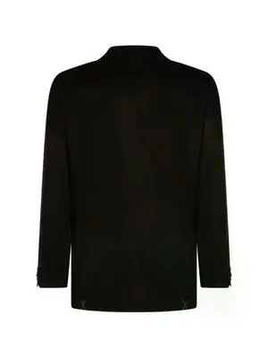 Zegna Oasi Lino Double-breasted Blazer - Brown