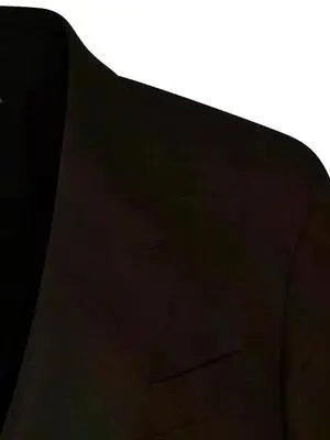 Zegna Oasi Lino Double-breasted Blazer - Brown