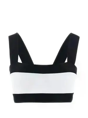 Goldbergh Plonge Contrast-panel Bikini Top - Black