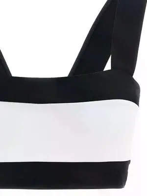 Goldbergh Plonge Contrast-panel Bikini Top - Black