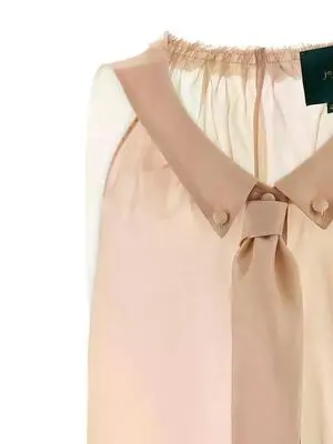 MAISON JEJIA Ruffle-collar Silk Blouse
