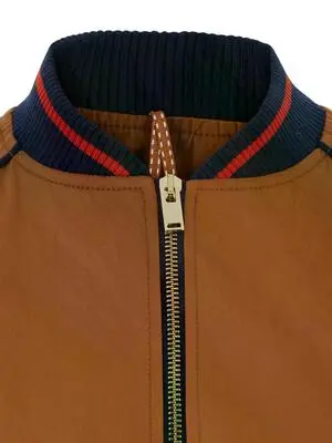 MERCI Striped-trim Bomber Jacket