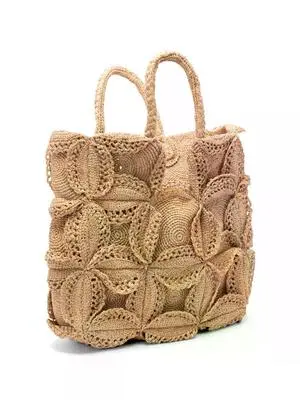 JAMIN PUECH Marquise Crochet-knit Tote Bag