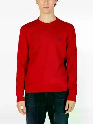 U.s. Polo Assn. Embroidered Logo Sweater - Red