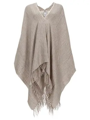 Brunello Cucinelli Linen Poncho