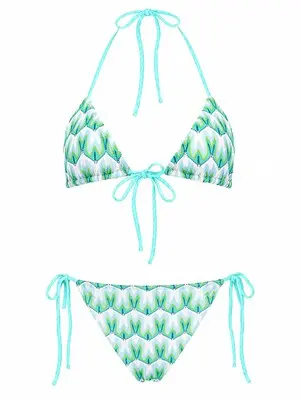 Missoni Printed Triangle Bikini - Multicolour