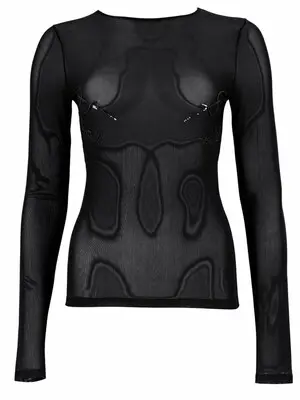 JEAN PAUL GAULTIER Needles Top - Black