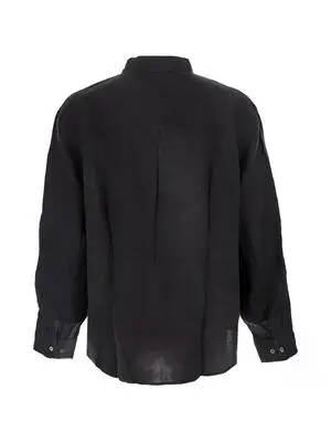 COOR Button-down Linen Shirt - Black
