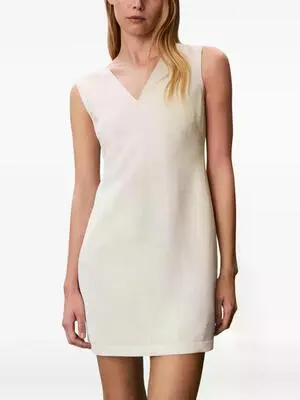 Calvin Klein Sleeveless V-neck Dress - Neutrals
