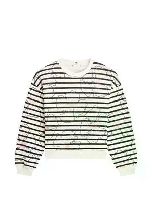 Tommy Hilfiger Striped Sweatshirts Hoodies For Women