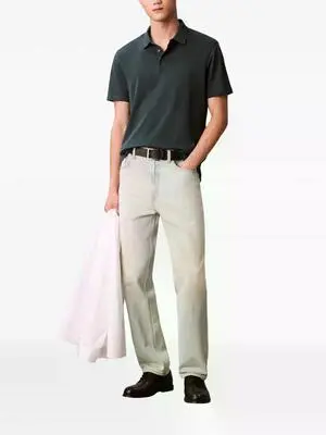 Calvin Klein Logo-embroidered Polo Shirt