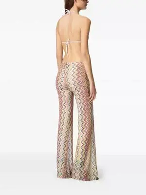 Missoni Zig-zag Flared Trousers - Neutrals