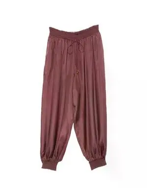 Zimmermann Elasticated-waistband Trousers - Purple