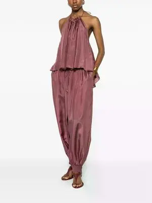 Zimmermann Elasticated-waistband Trousers - Purple
